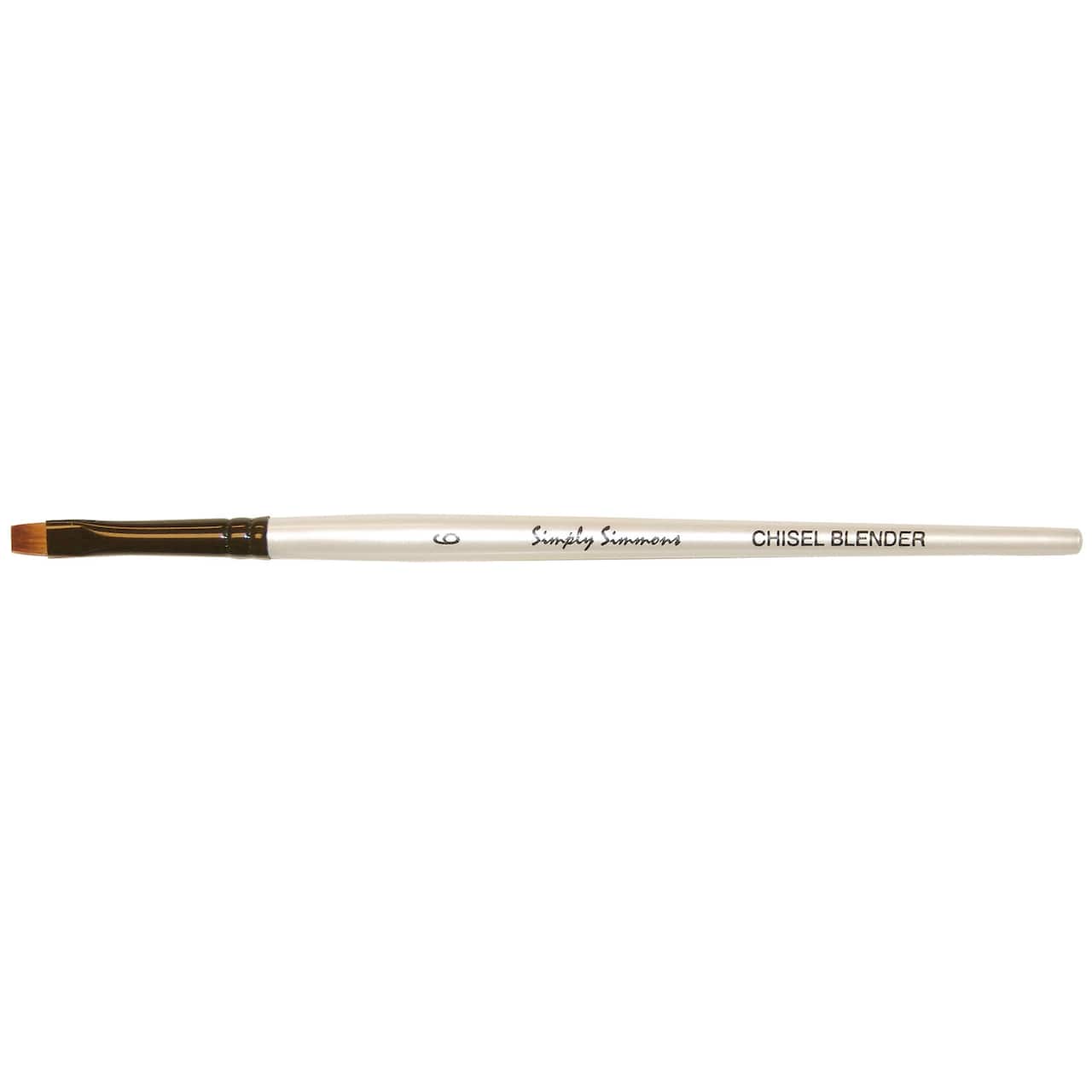 Simply Simmons Short Handle Chisel Blender Brush | Michaels Simply Simmons Short Handle Chisel Blender Brush | Michaels